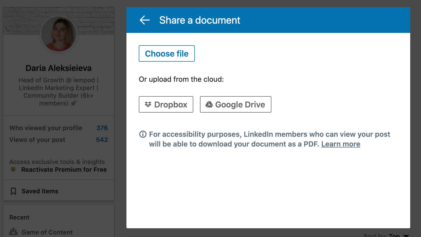 How To Post A PDF On LinkedIn In 2020 Lempod Answers Lempod
